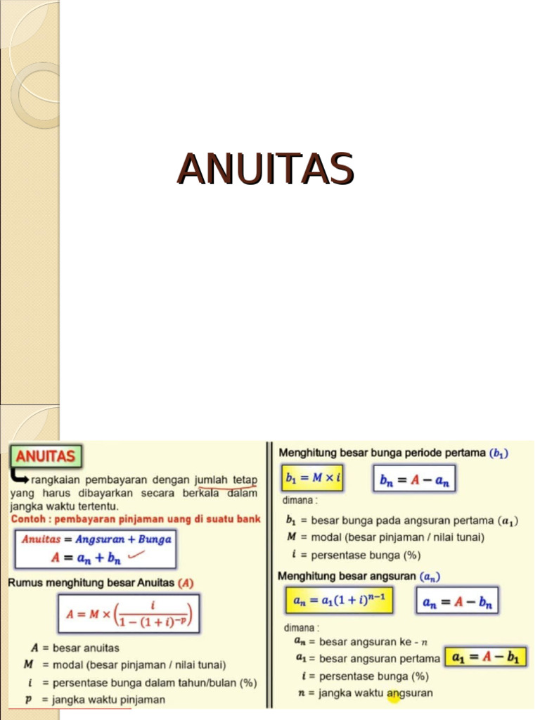 Anuitas | PDF