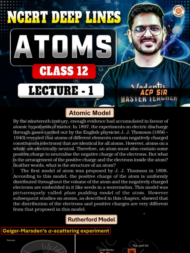 Atoms l1 Ncert | PDF