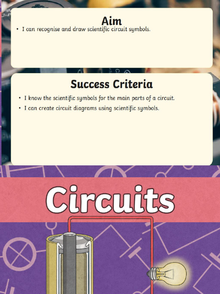 Understanding Simple Circuit Basics Pdf Electricity Series And