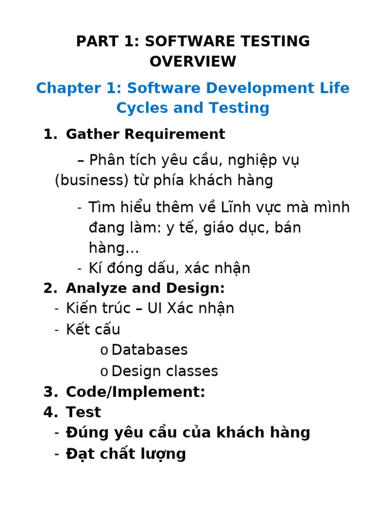 Chapter 1_2_Testing Overview | PDF