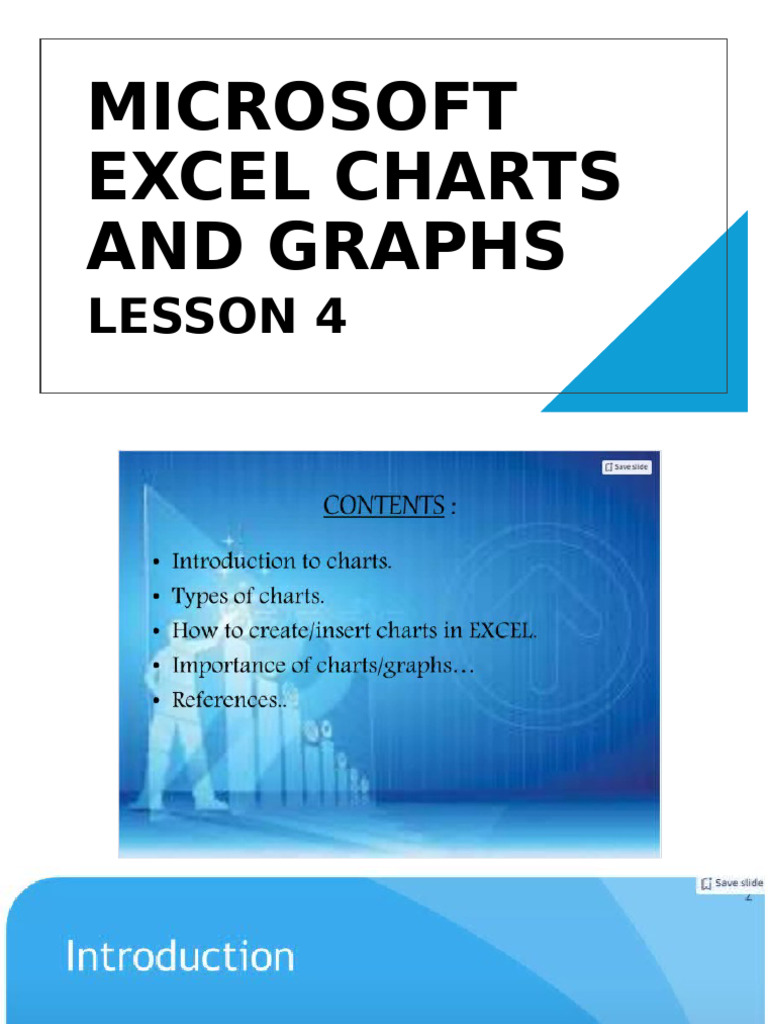 Lesson 4 Microsoft Excel Charts and Graphs | PDF