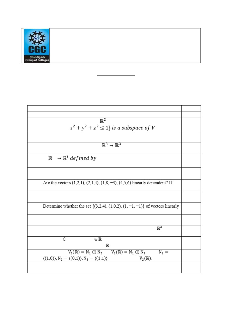 Question Bank Unit 2 2025 | PDF | Eigenvalues And Eigenvectors | Matrix (Mathematics)