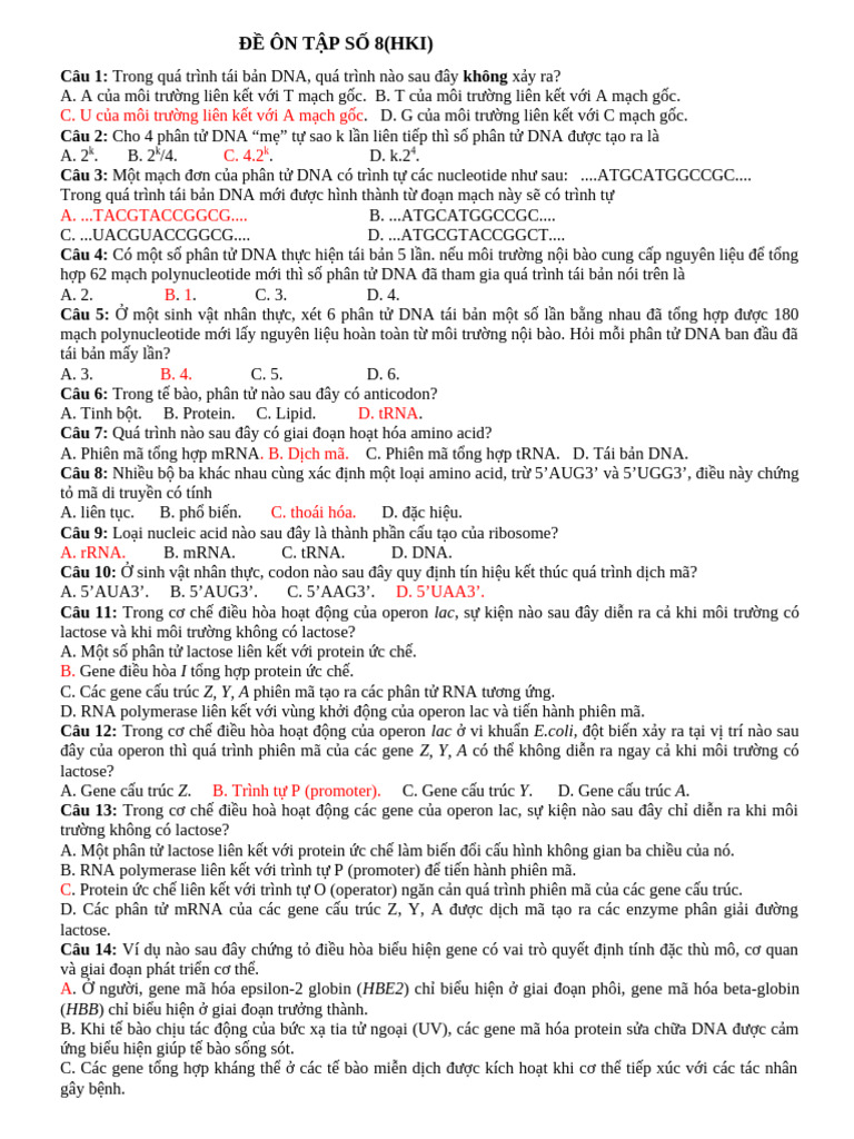 43f64f06f32bb6ab512a00cb54f146a1_ÔN TẬP TN SỐ 8(ÔN TẬP HKI) | PDF