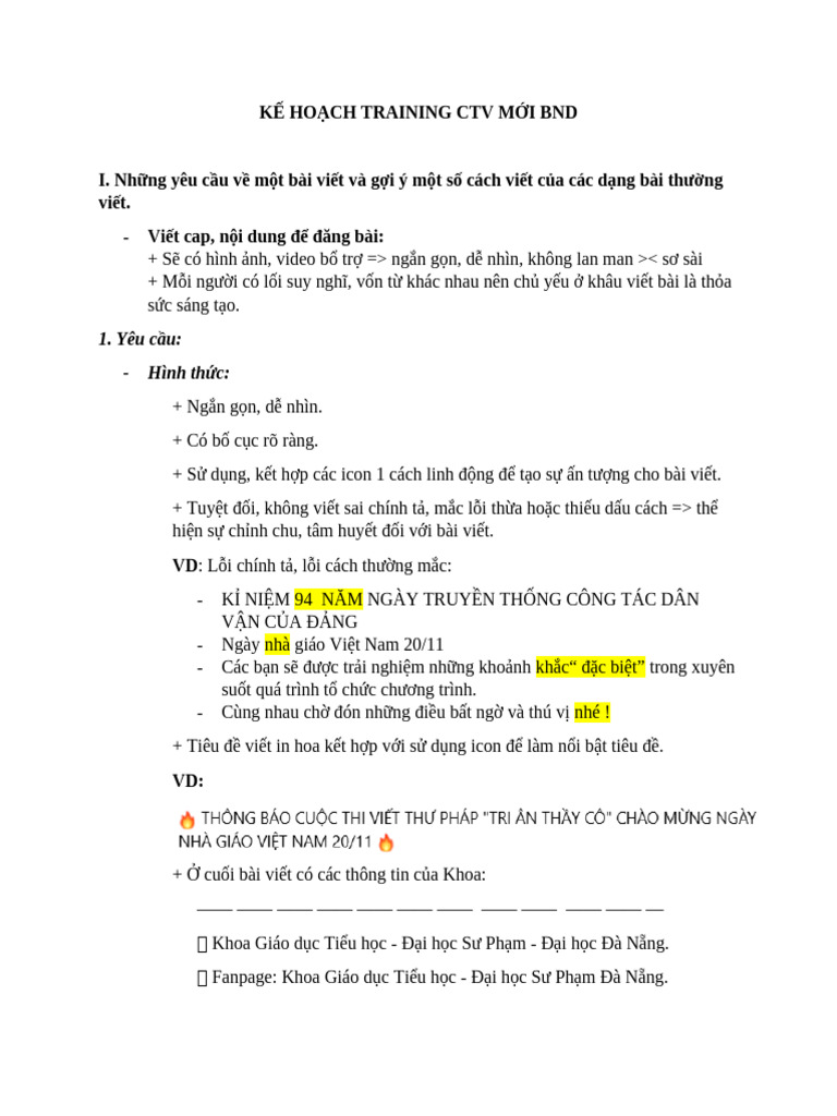 k%e1%Ba%Be Ho%e1%Ba%a0ch Training Ctv m%e1%Bb%9ai Bnd | PDF