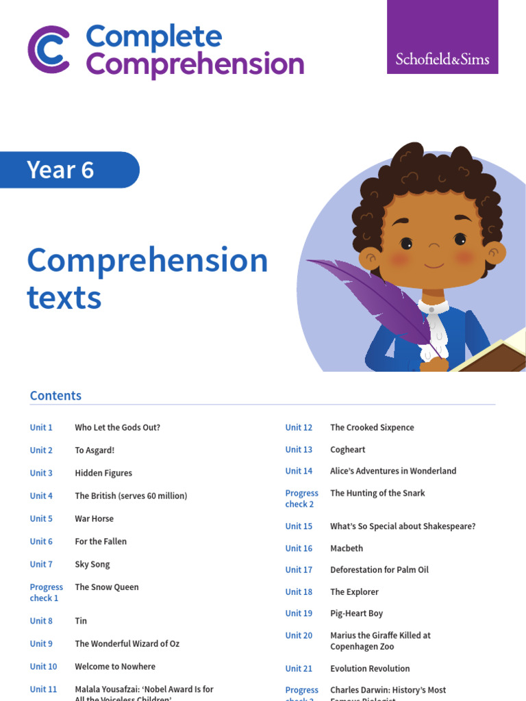 Year 6 Printable Texts | PDF