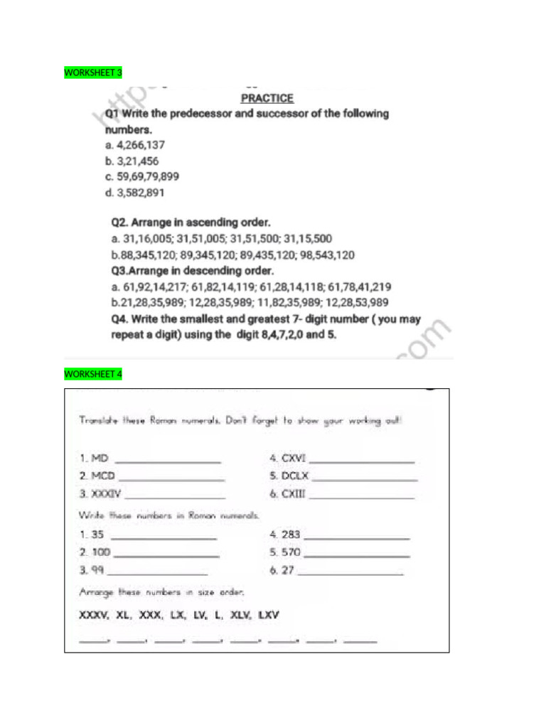 Maths Revision 2 | PDF