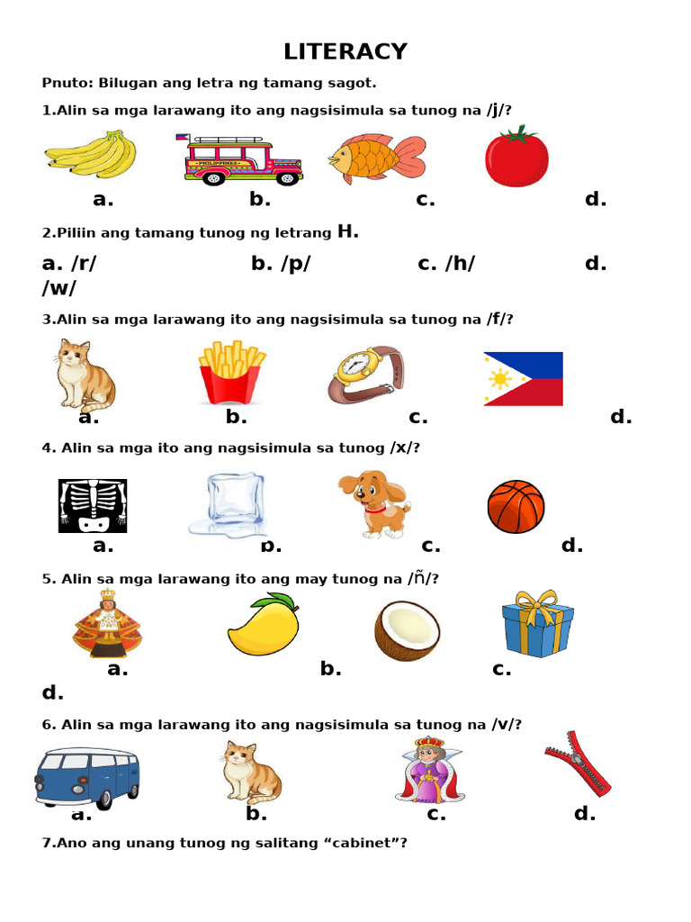 Third Quarter Exam Literacy | PDF