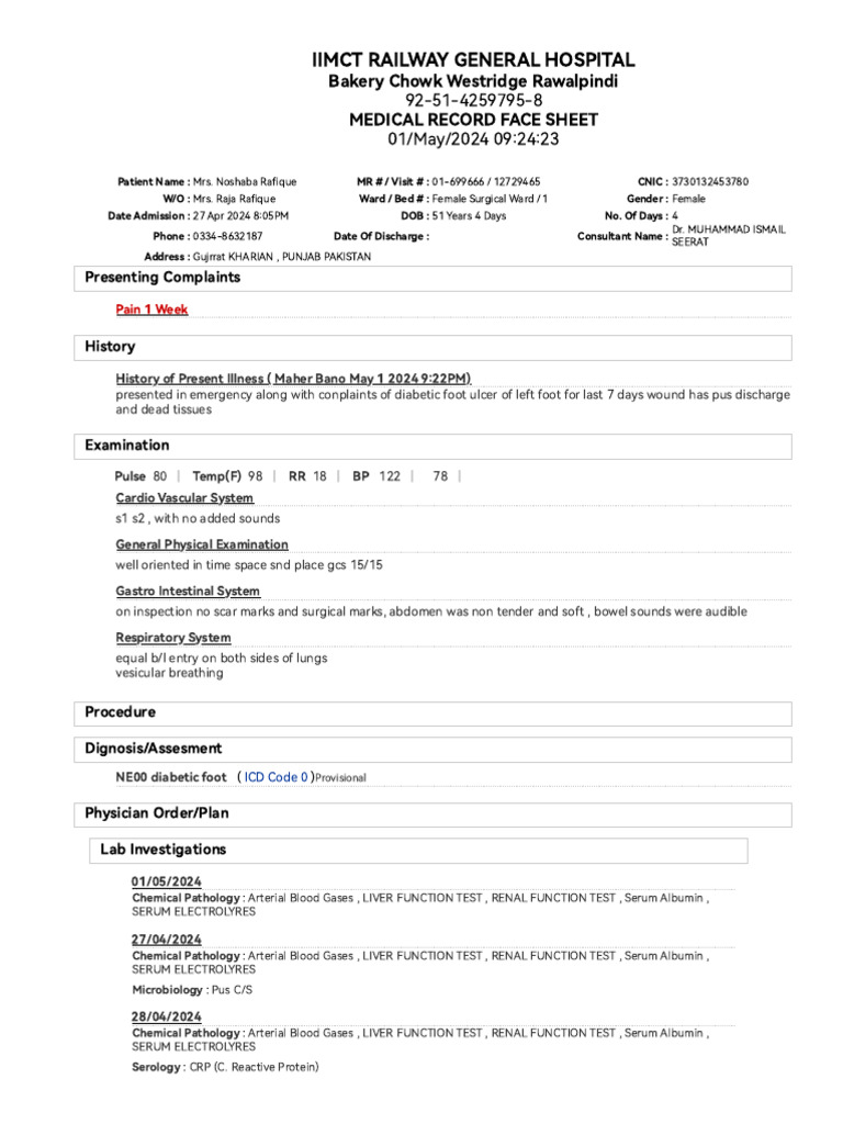 HIMS (IIMCT - Islamic International Medical College Trust) | PDF ...