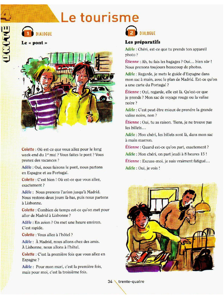 Unité 4 Le Tourisme | PDF