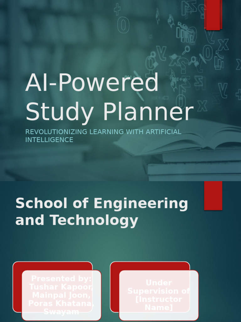 AI Study Planner: Revolutionizing Learning | PDF | Artificial ...