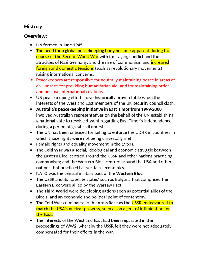 Year 10 History Term 4 Notes | PDF | Extermination Camp | Nazi Germany