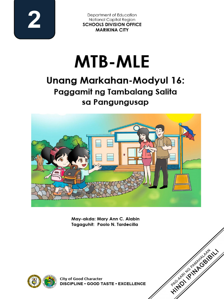 NCR Final MTB2 Q1 M16 | PDF