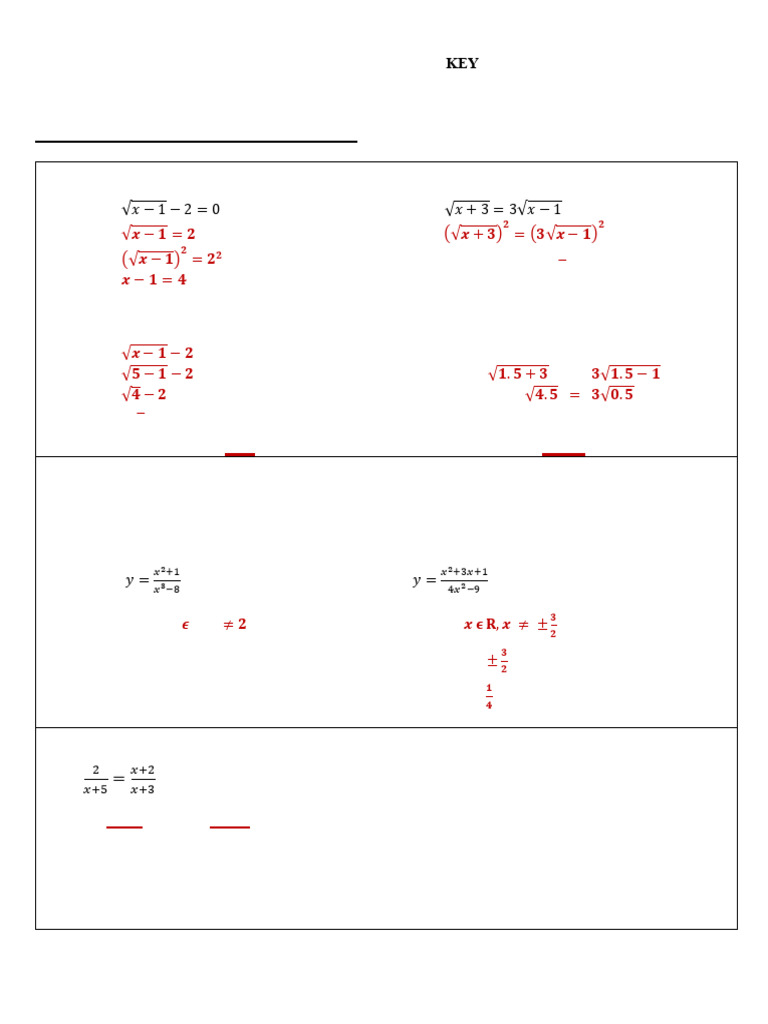 Pre-Calculus 12 Practice Test Solutions | PDF | Asymptote ...