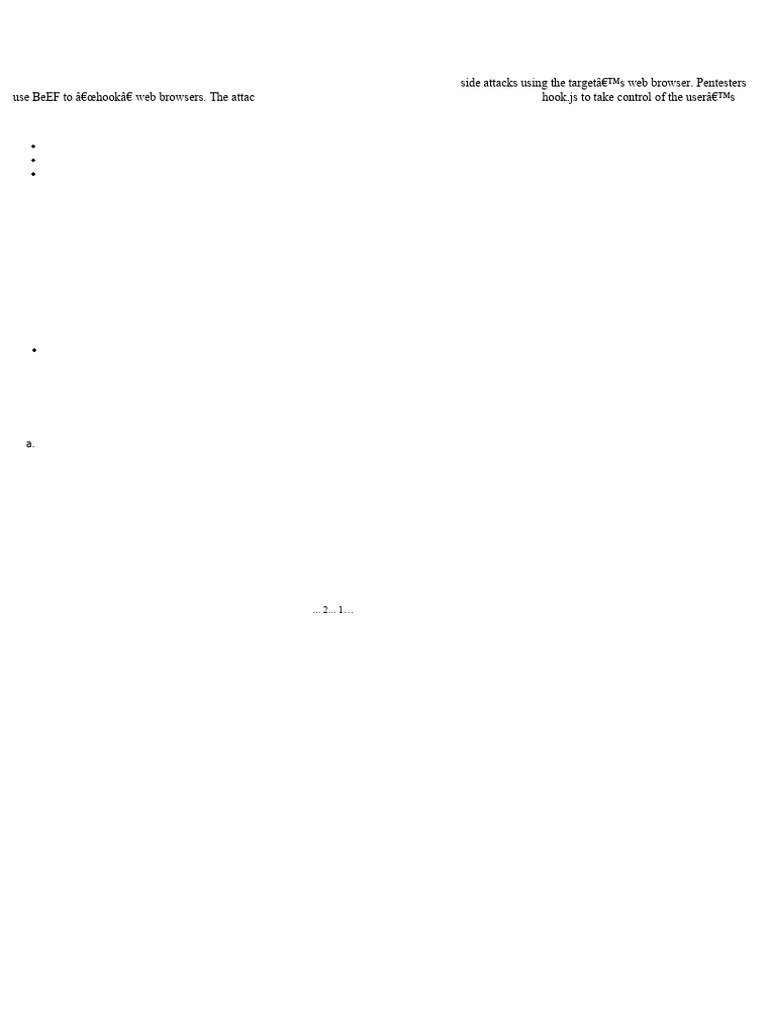 4.4.8-Lab Using The Browser Exploitation Framework BeEF | PDF | Malware ...