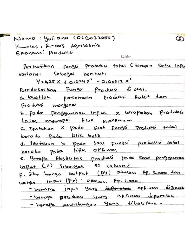 Yuliana D1B022085-1 | PDF