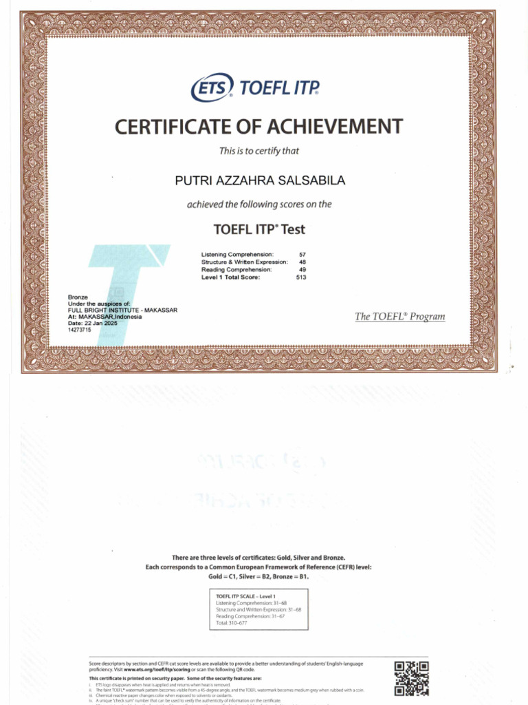 Certificate of Achievement | PDF