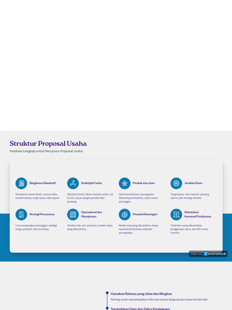 Cara Menyusun Proposal Usaha Yang Efektif | PDF