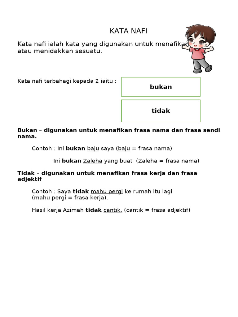 Kata Nafi | PDF