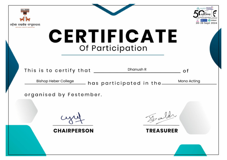 Participation Certificate | PDF