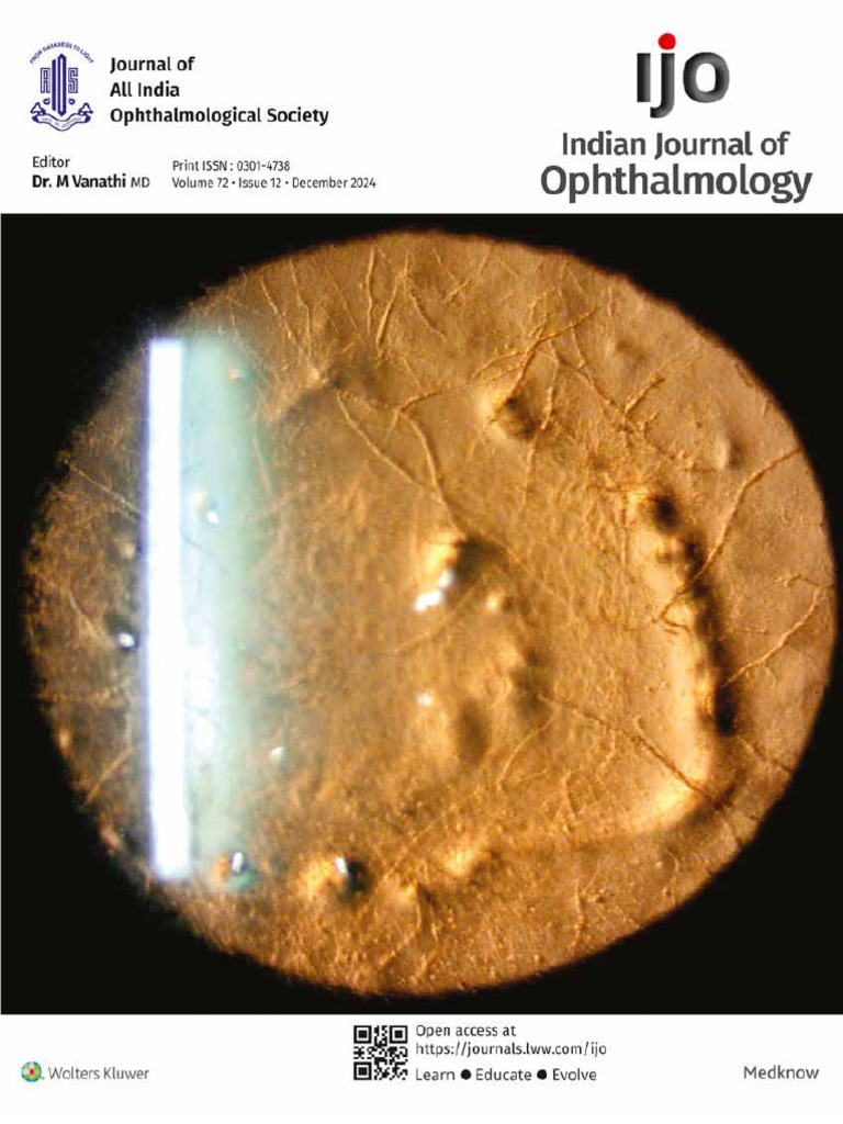 IJO Dec 24 Web V1 Low | PDF | Cornea | Vision