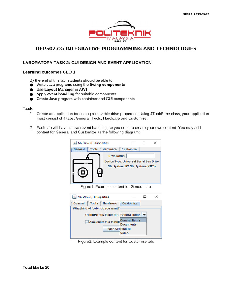 DFP50273 Lab Task2 - Chap3 | PDF | Computer Science | Computing Platforms