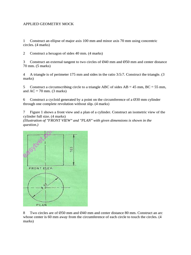 Applied Geometry Mocks | PDF