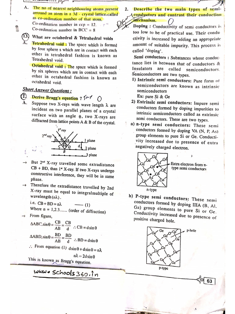 2nd Chemistry Bullet Material | PDF
