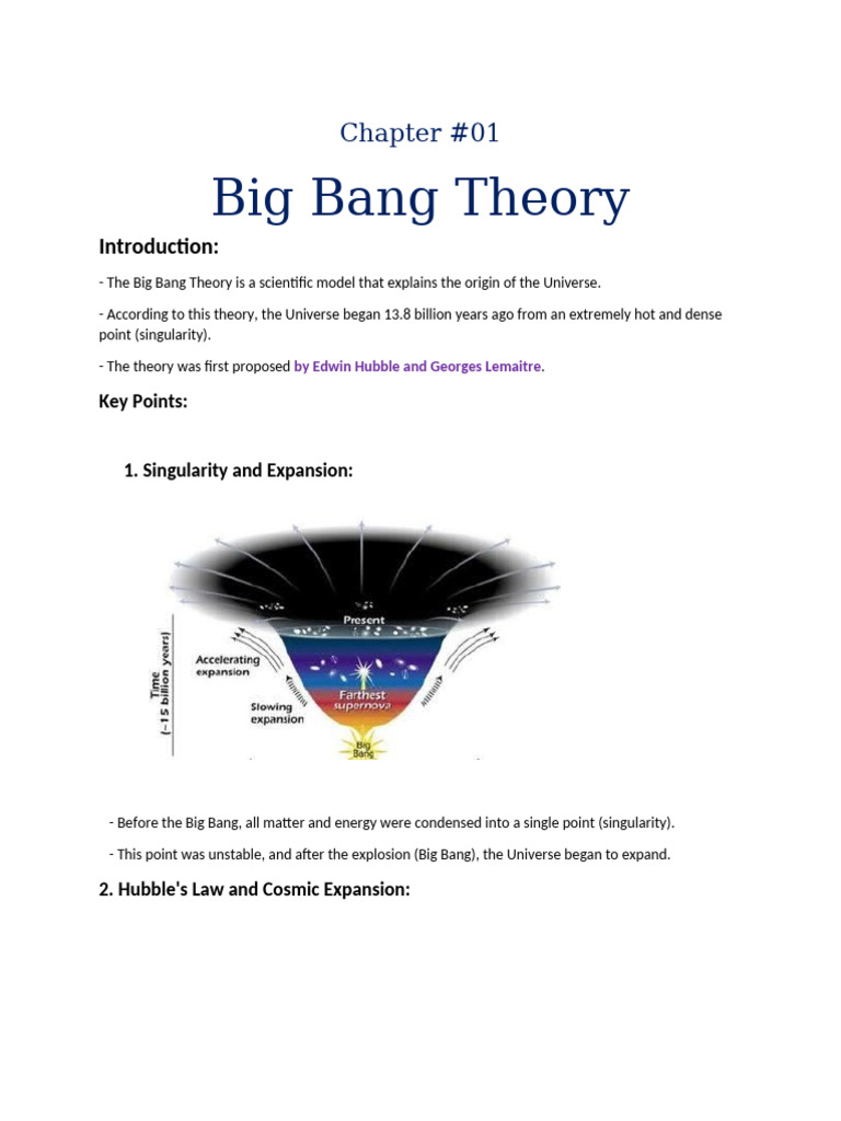 Big Bang Theory and Cosmic Origins | PDF | Planets | Solar System