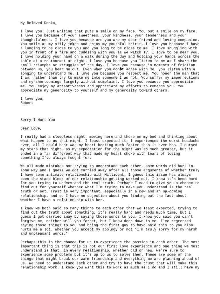 Mail For All-1 | PDF | Love | Feeling