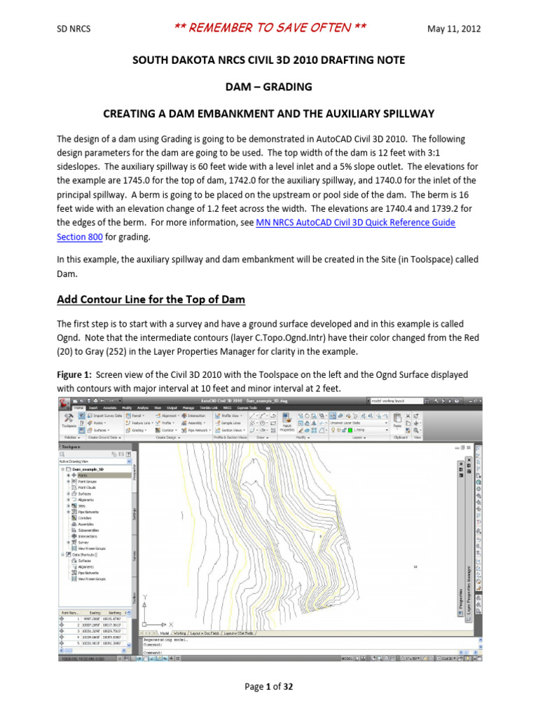 South Dakota NRCS Dam Grading Guide | PDF | Dam
