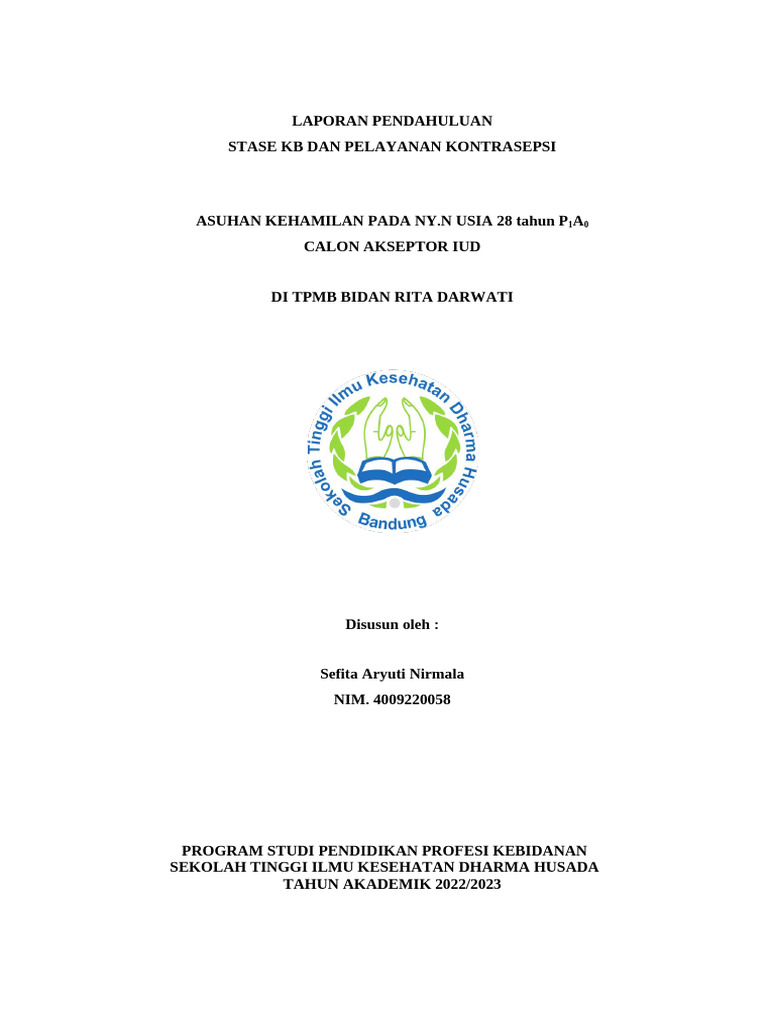 Asuhan Kebidanan untuk Calon Akseptor IUD | PDF