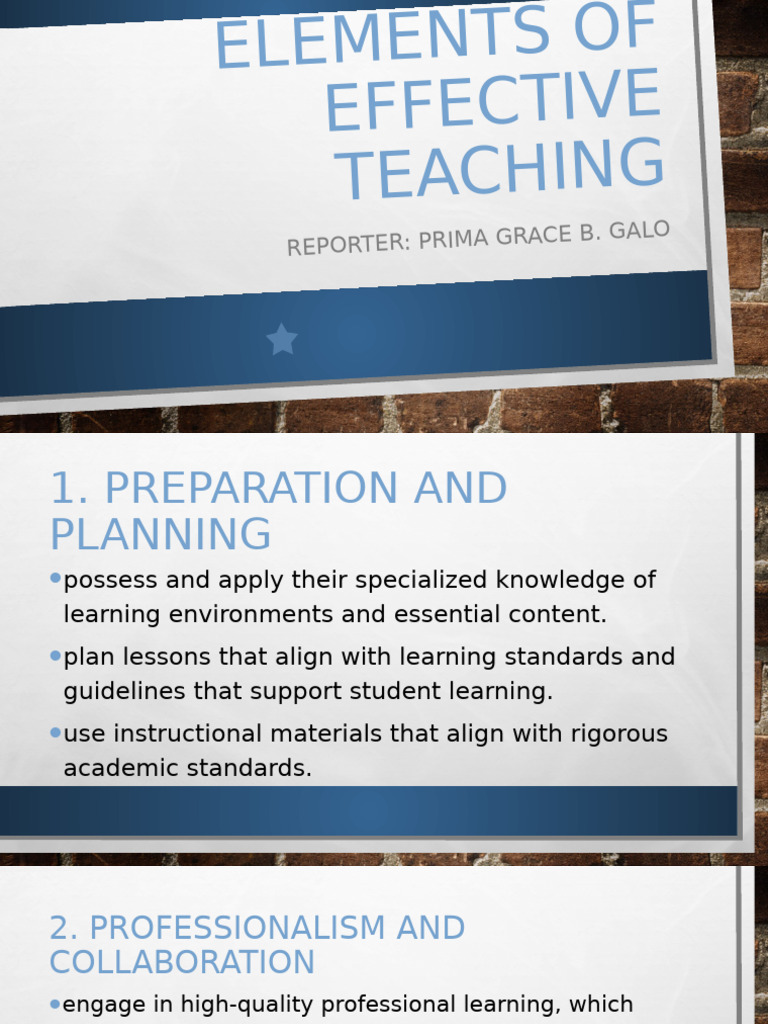 Effective Teaching Strategies Guide | PDF