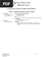 Willits Accellerated Achilles Rehab | PDF | Physical Therapy ...