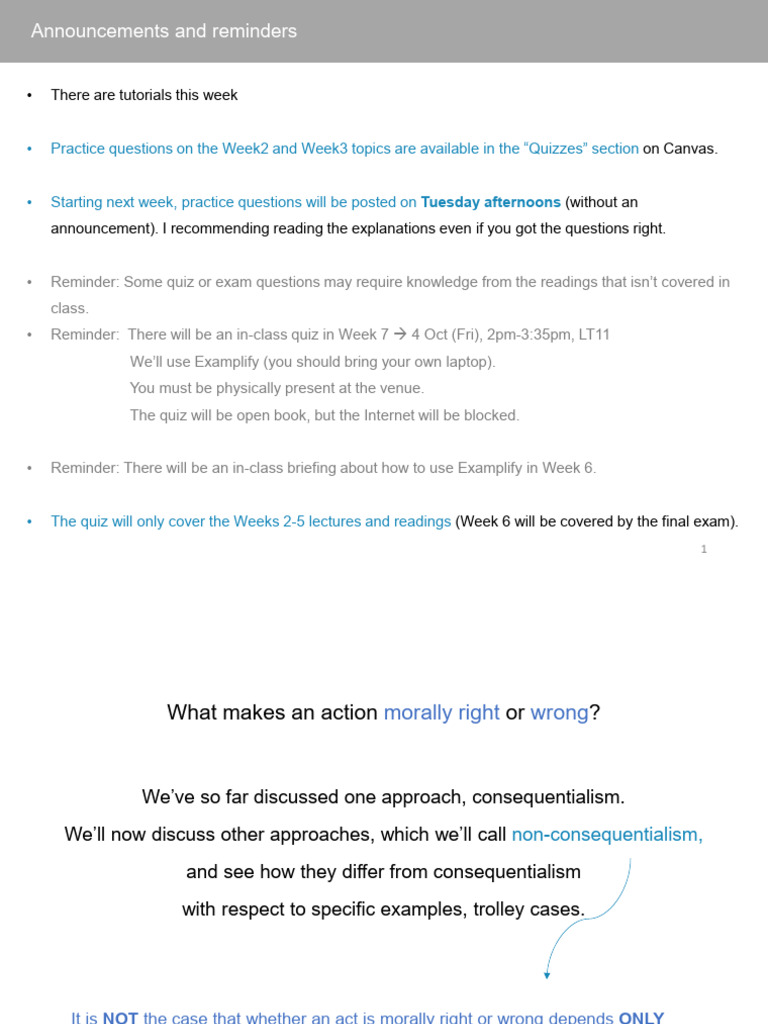 LUE 2024 Week4 Right and Wrong2 Non-Consequentialism Student Version ...