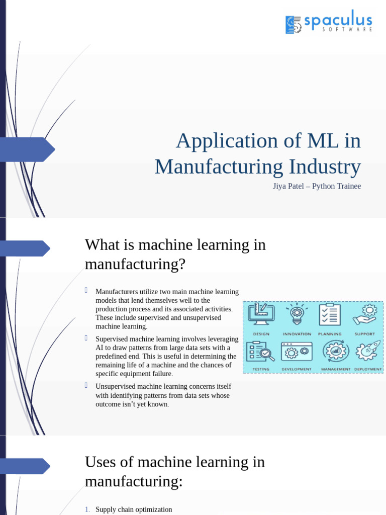 Machine Learning in Manufacturing Applications | PDF | Machine Learning ...