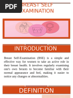 Self Breast Exam Presentation | PDF