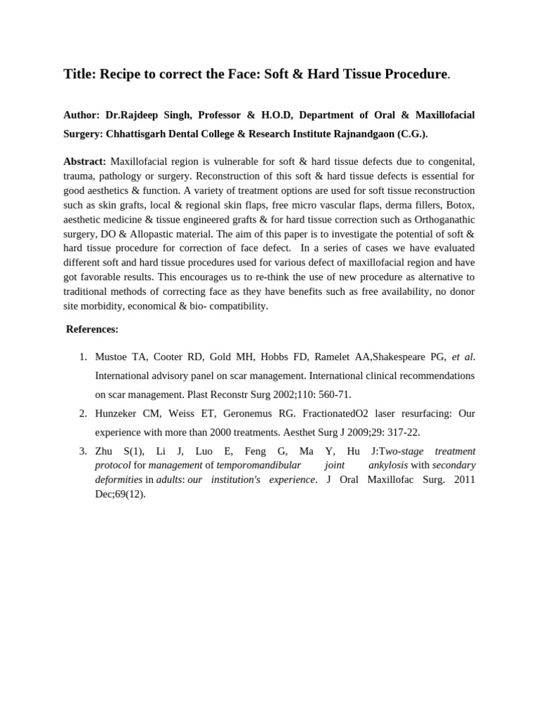 DR - Rajdeep Singh | PDF