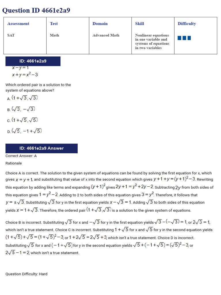 Nonlinear equations in one variable_Section 2 | PDF | Equations ...