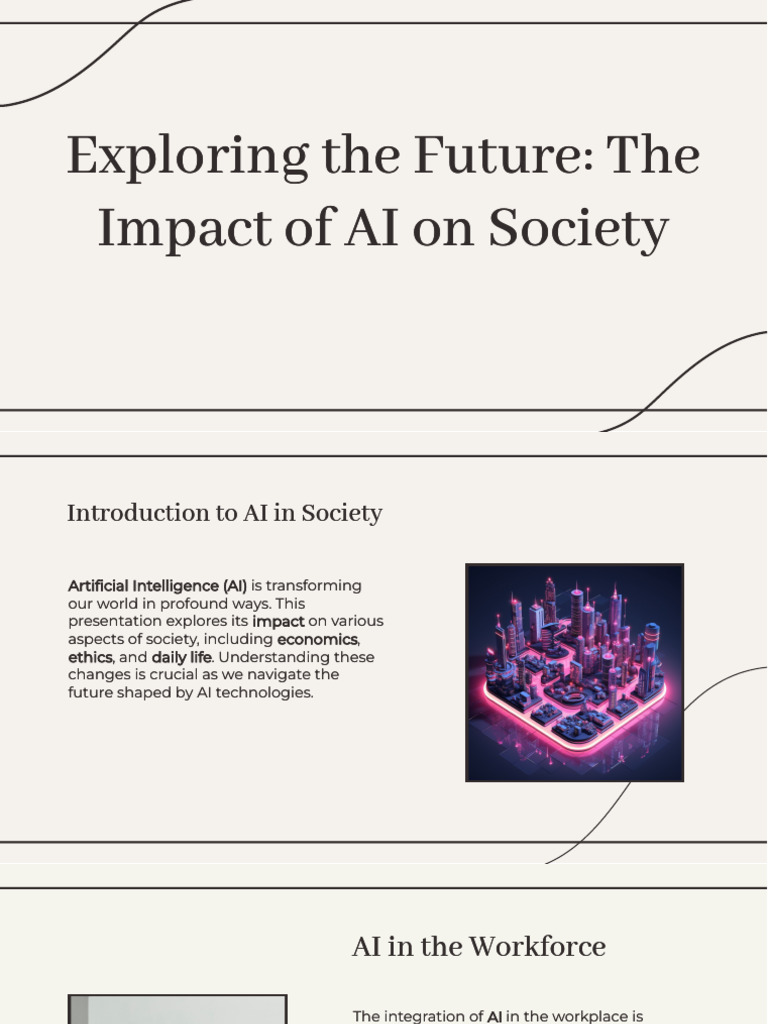 AI's Transformative Impact on Society | PDF | Artificial Intelligence ...