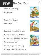 The Cat Sat On The Mat Worksheets | PDF