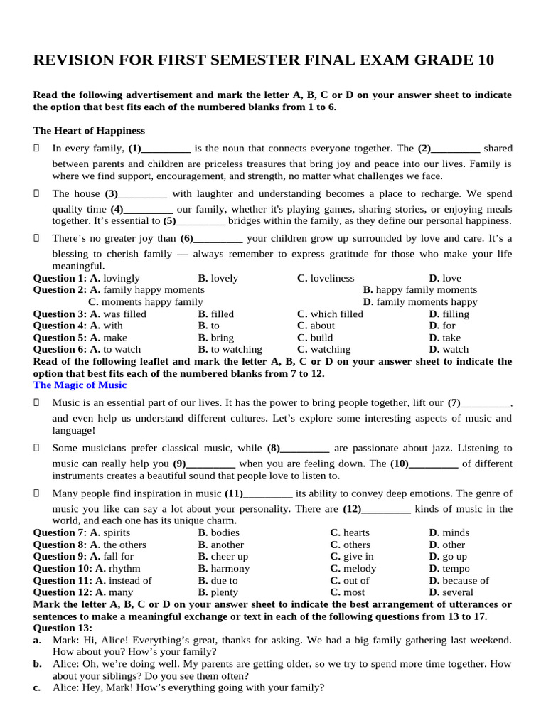 Revision Grade 10 Hs | PDF | Climate Change | Sustainability