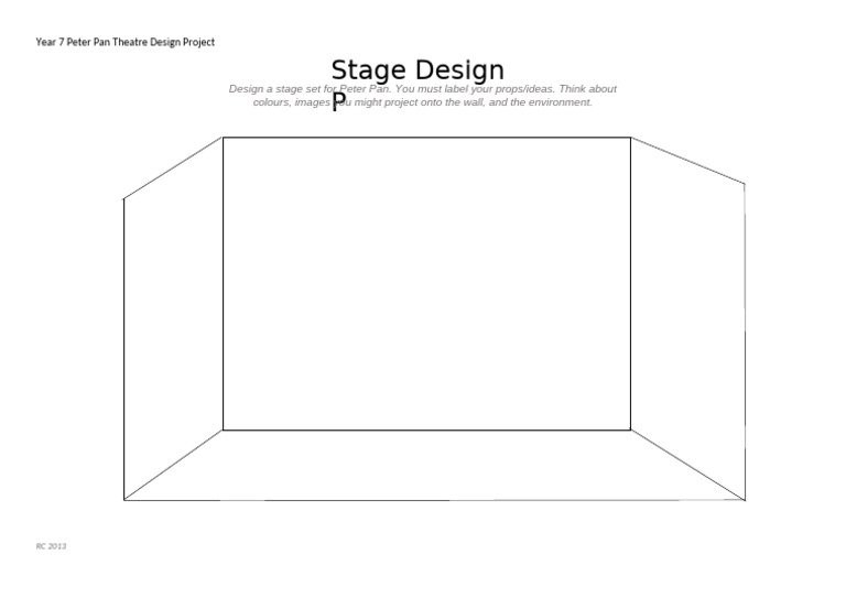 Year 7 Peter Pan Stage Design | PDF