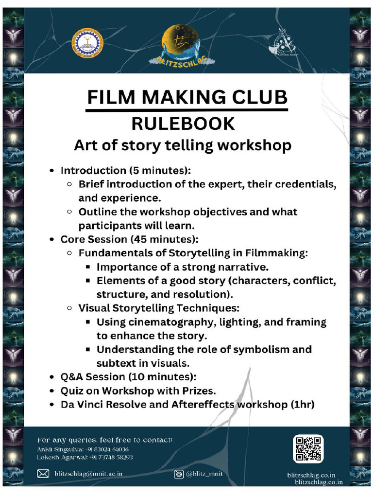 day 1 art of story telling workshop | PDF