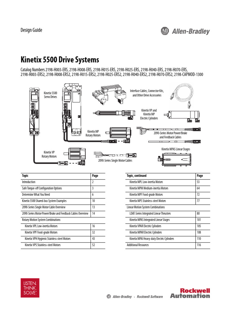 Design Guide - Kinetix 5500 Drive Systems - knx-rm009 - En-P | PDF ...