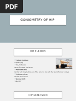Goniometry of Cervical Spine | PDF
