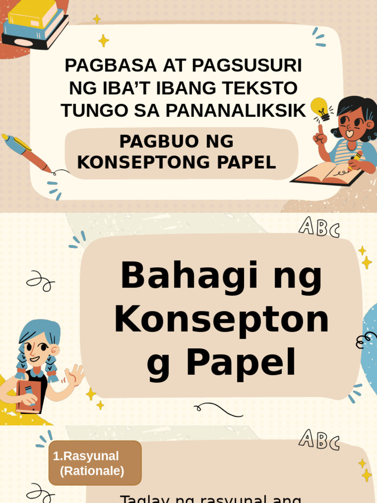 Pag-Buo NG Konseptong Papel | PDF
