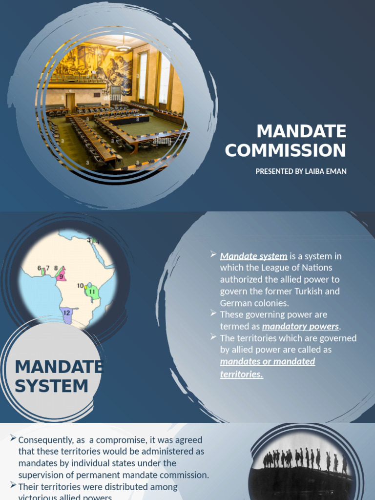 mandate comission | PDF | International Relations | International Law