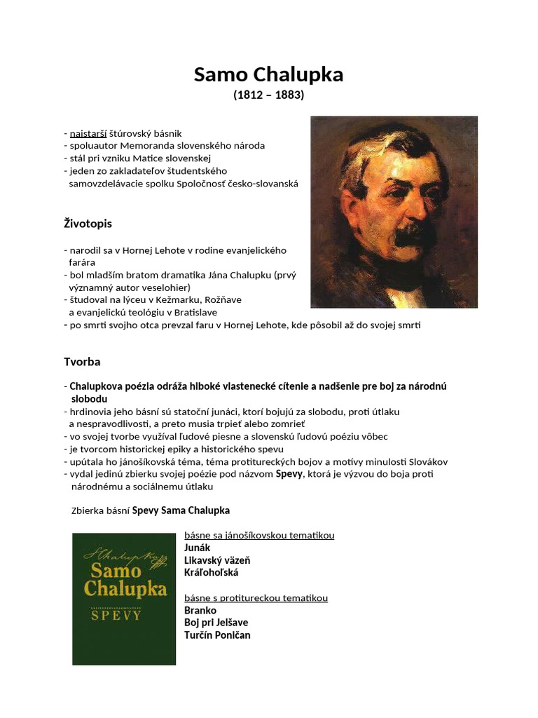 Samo Chalupka | PDF
