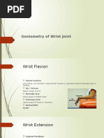 Elbow Joint Goniometry Guide | PDF