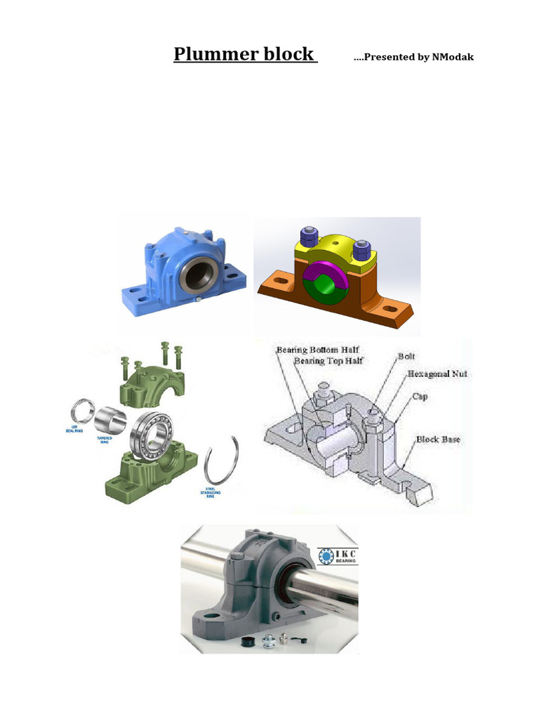 Engineering Drawing: Plummer Block | PDF